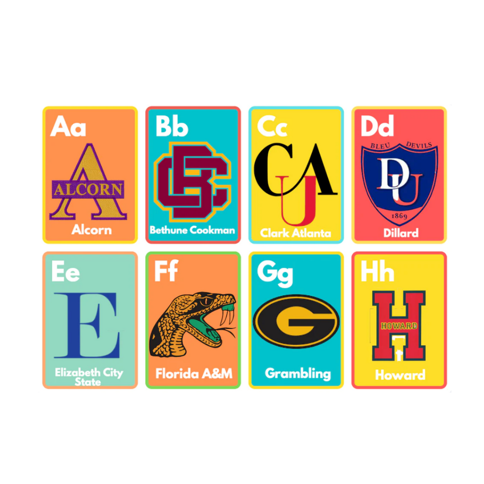 HBCU Alphabet Flash Cards – HBCU Prep School